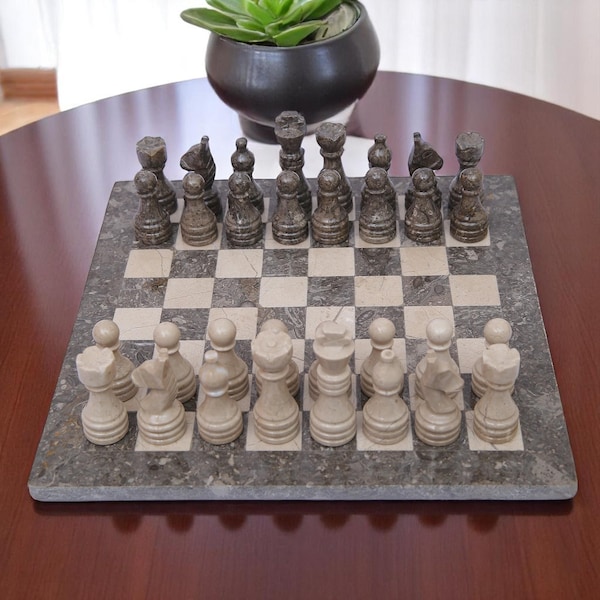 Stone Chess Set - Etsy