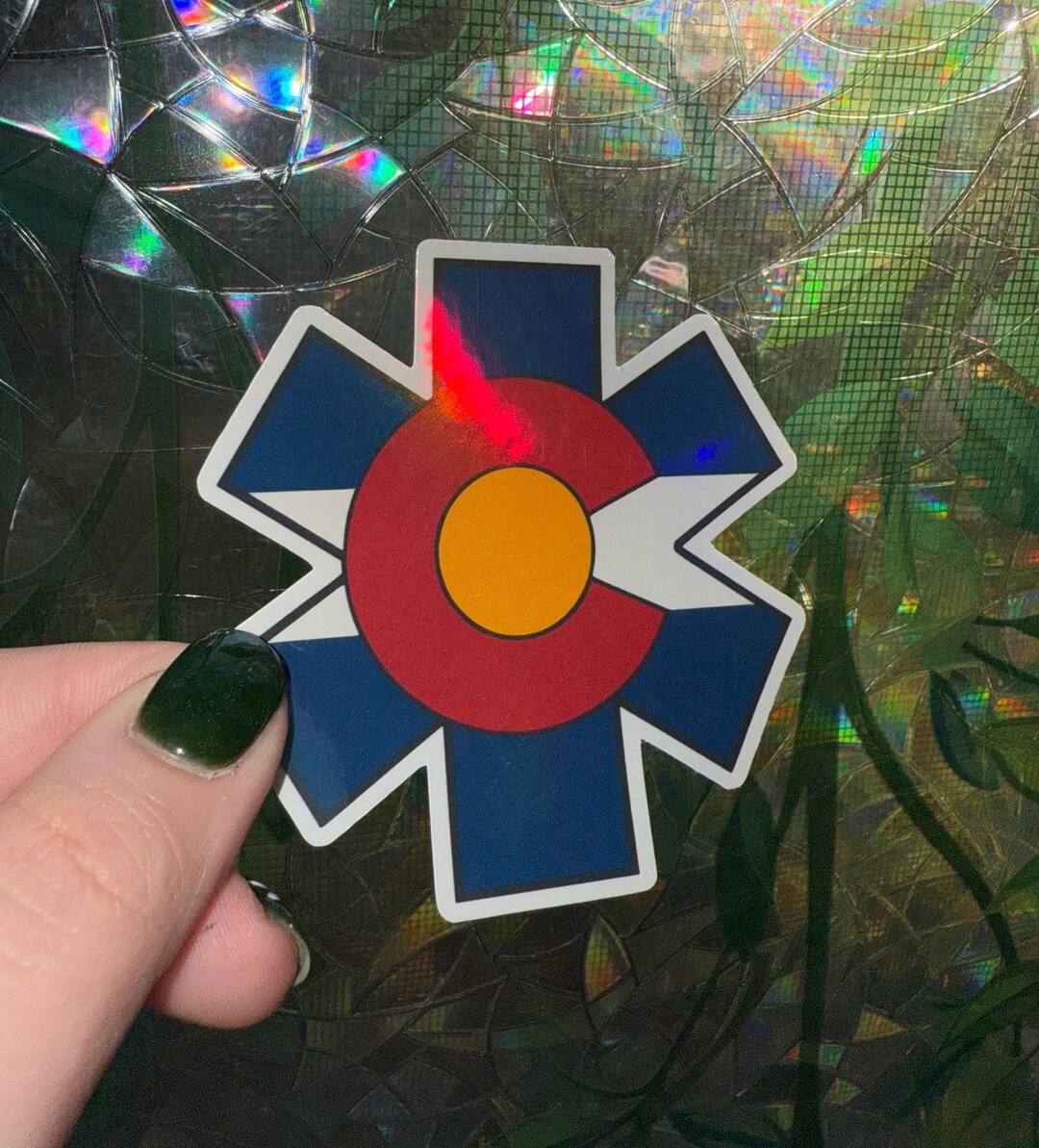 Colorado Star of Life Holographic Sticker | EMT Paramedic Nurse ...