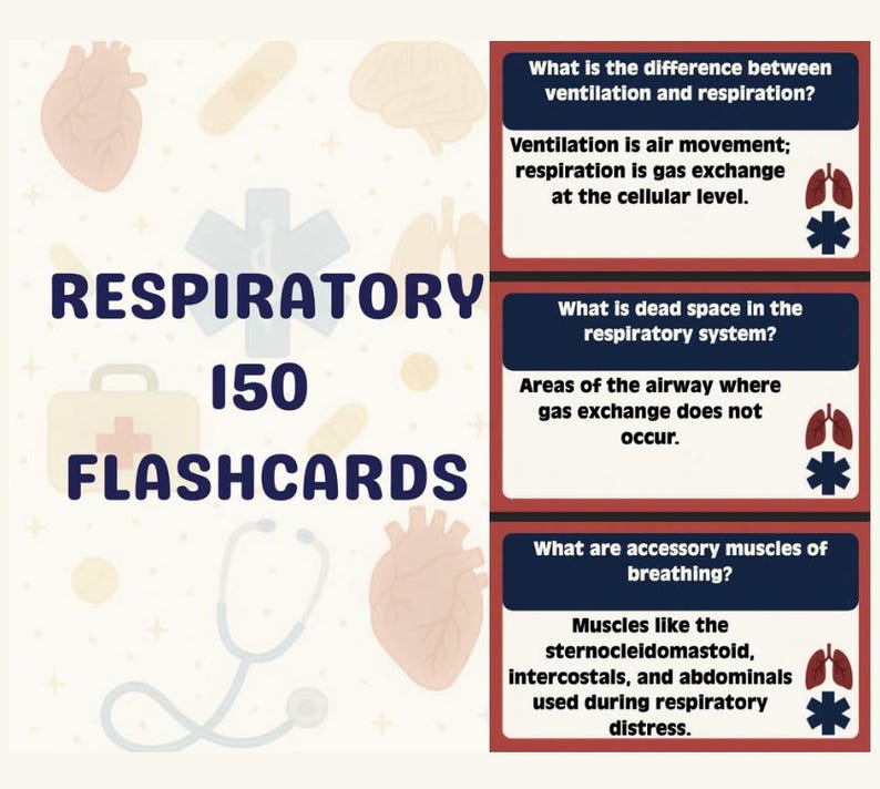 NREMT Paramedic Exam Prep: 4000+ Flashcards Study Guide (PDF) - Etsy