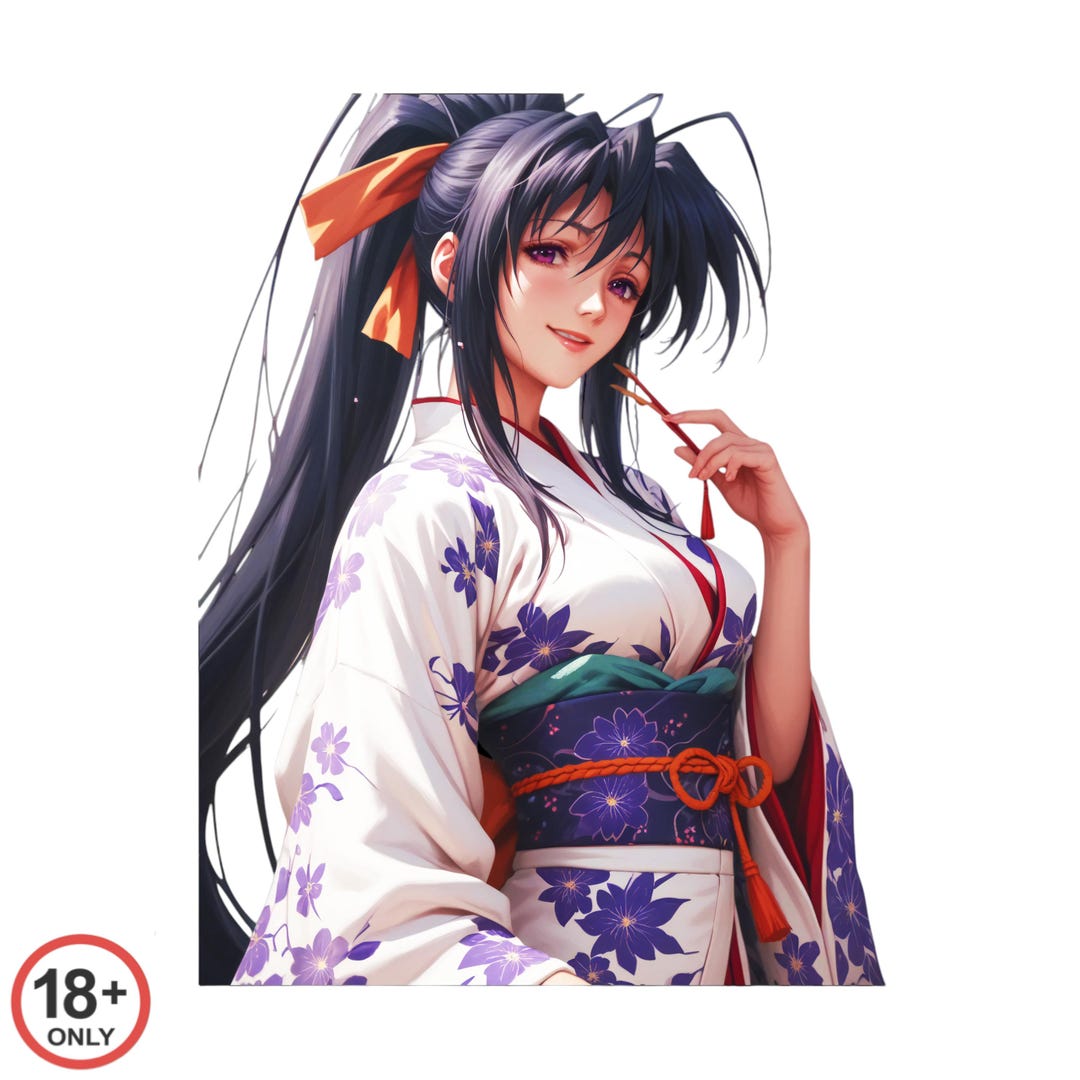 AKENO HIMEJIMA High School Dxd Sexy Waifu Weatherproof Anime Sticker ...