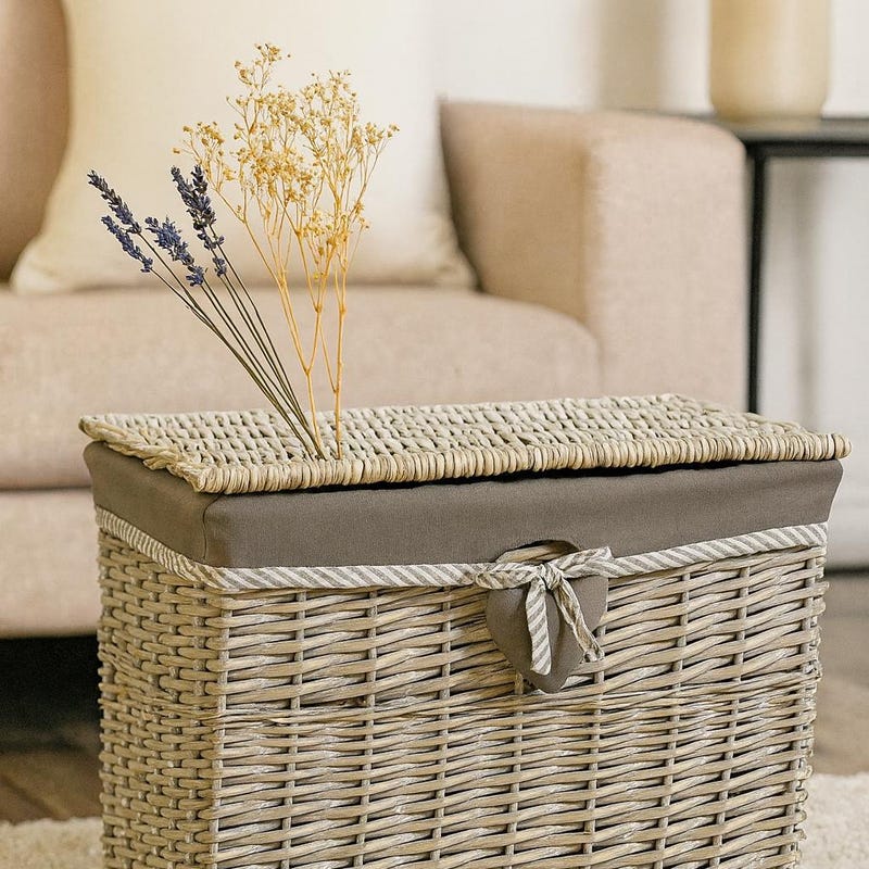Wicker Blanket Chest - Etsy