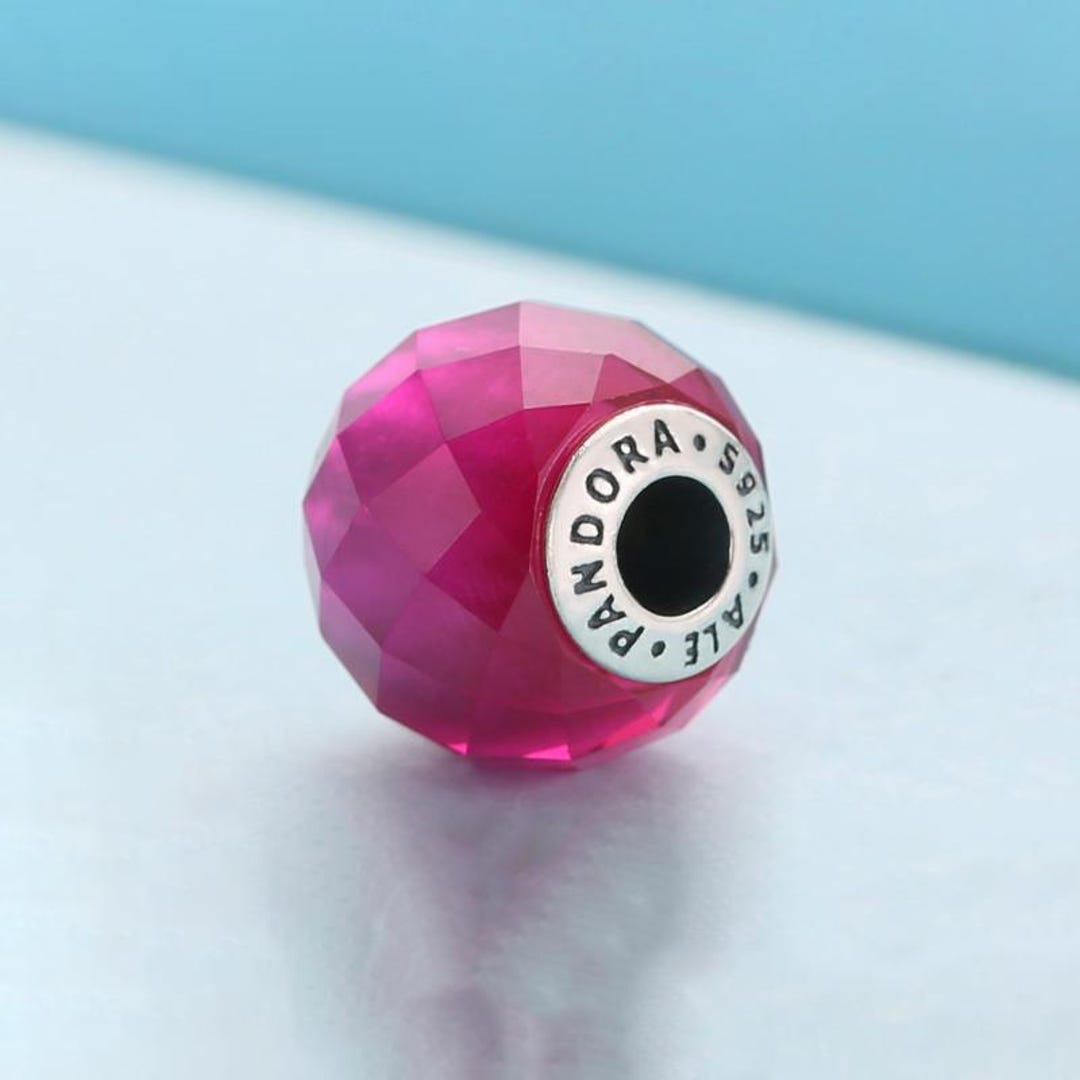 Pandora Essence Collection Happiness Synthetic Ruby Bead - Etsy