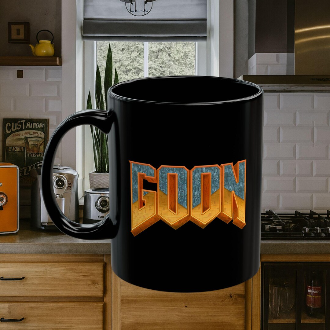 Funny GOON Meme Ceramic Mug, 15 Oz. Parody Doom Cup Cup, Gag Gift ...