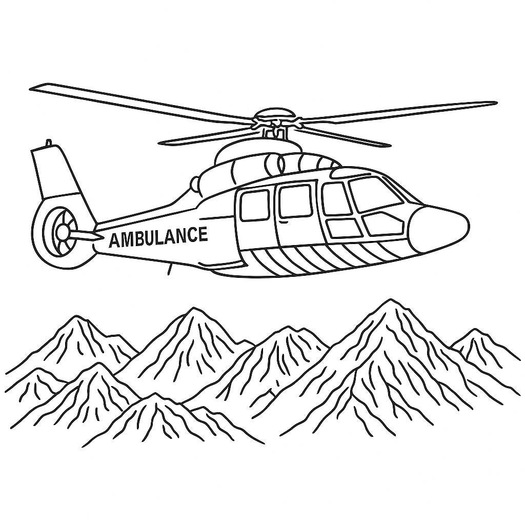 Emergency Vehicles Coloring Book for Kids – 13 Fun Pages Featuring ...