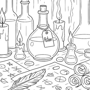 Coloring Grimoire: Witchcore Coloring Book for Witches, Wizards, and ...