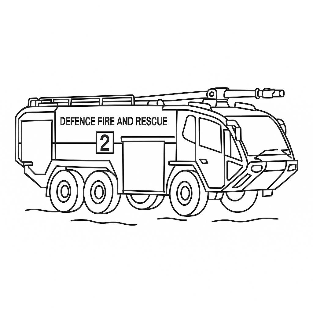 Emergency Vehicles Coloring Book for Kids – 13 Fun Pages Featuring ...