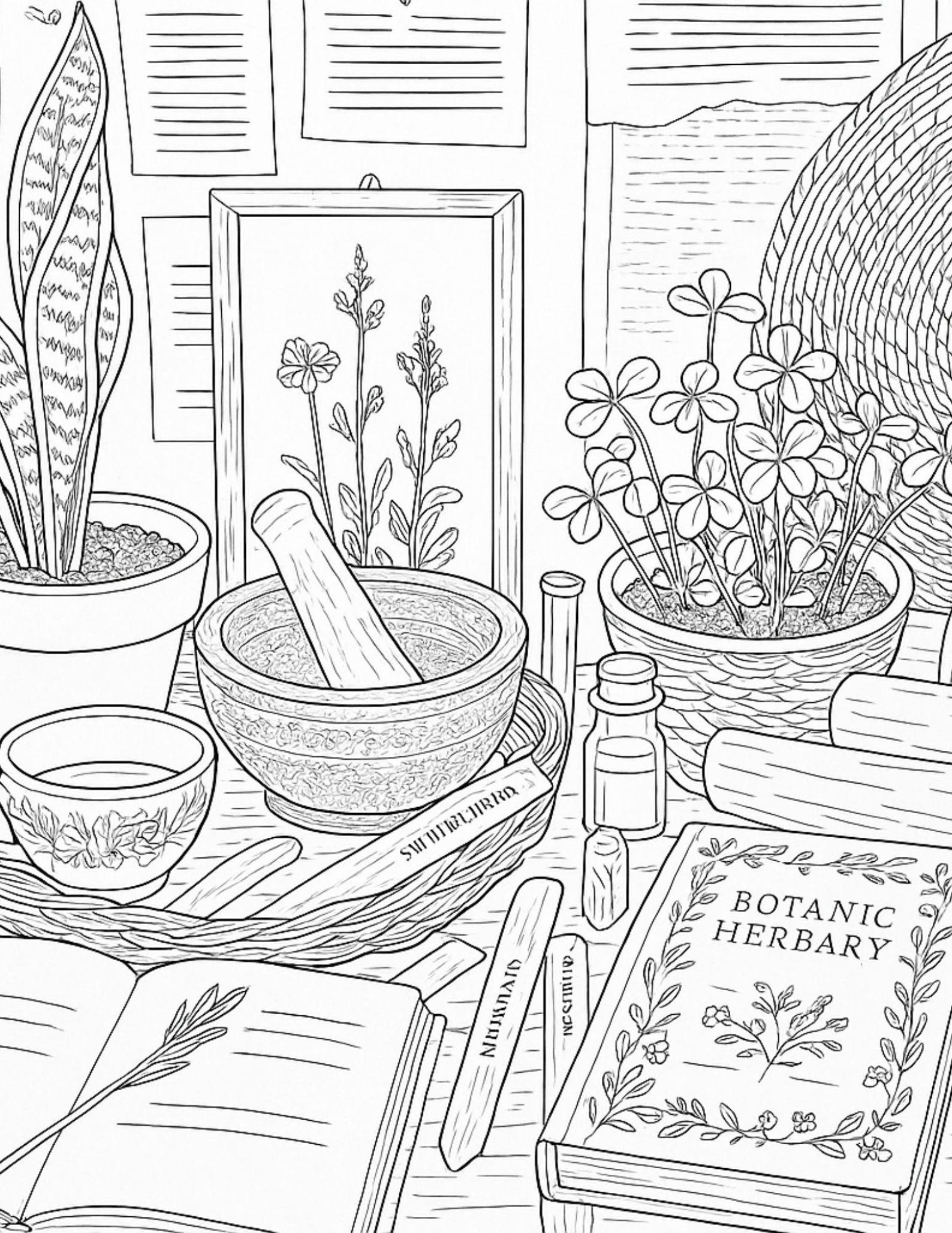 Coloring Grimoire: Witchcore Coloring Book for Witches, Wizards, and ...