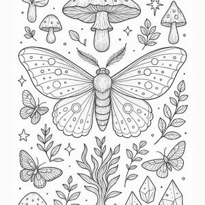 Coloring Grimoire: Witchcore Coloring Book for Witches, Wizards, and ...