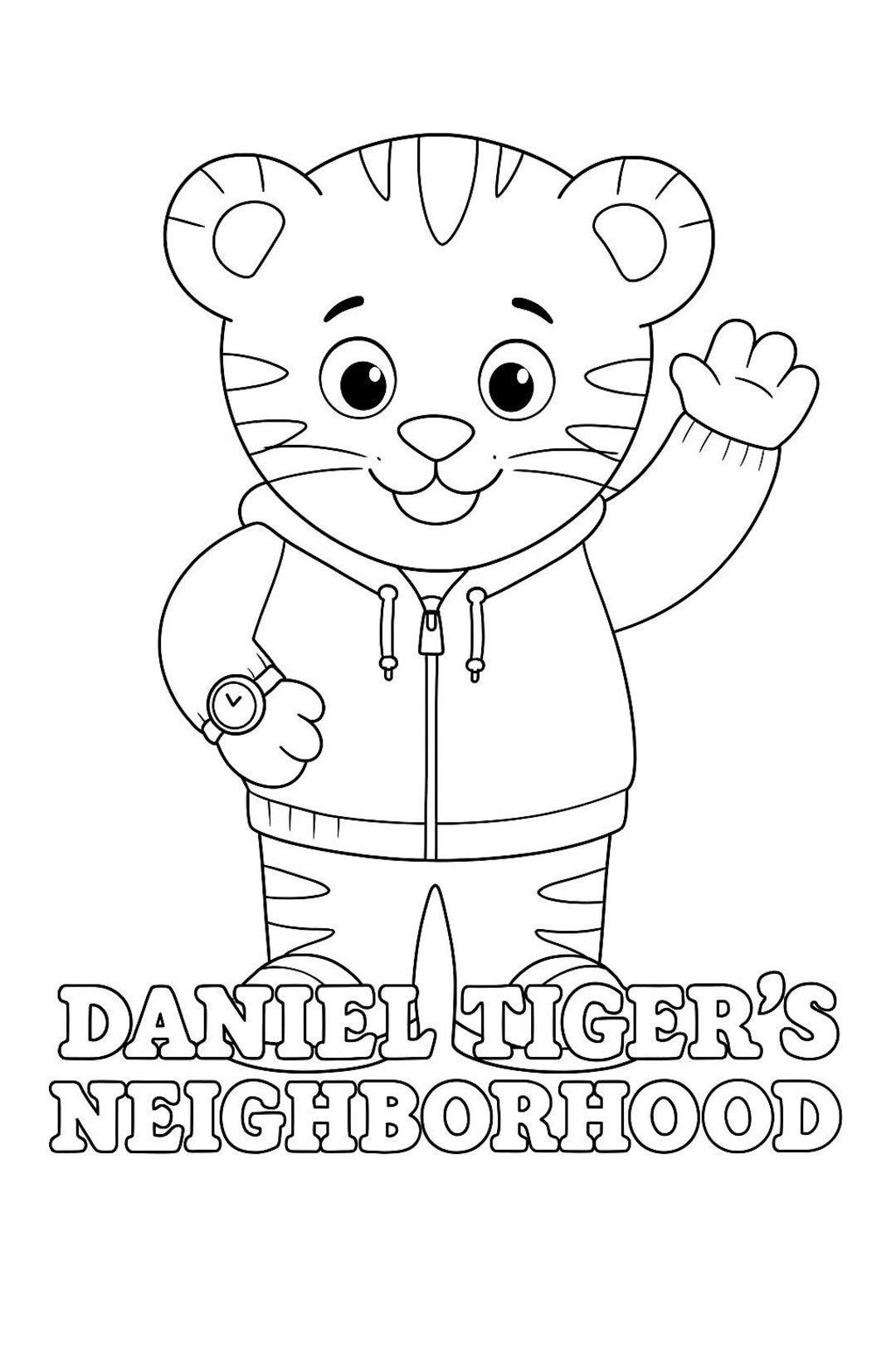 Daniel Tiger Coloring Pages for Kids – Printable PBS Characters ...