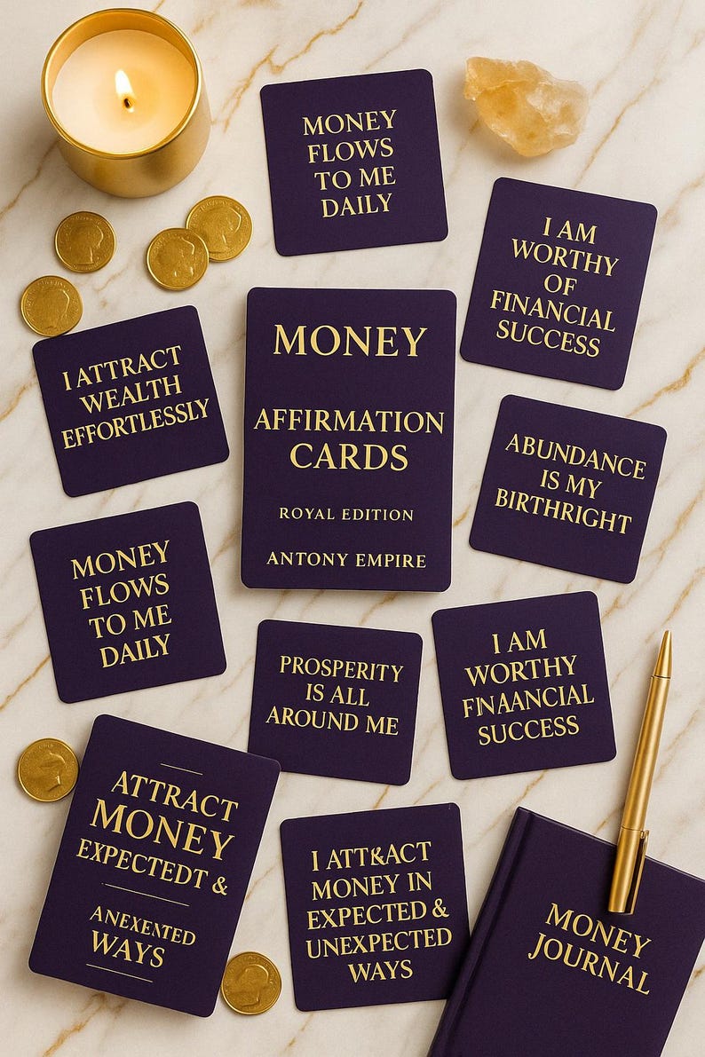 Money Affirmation Cards – Digital Download for Wealth & Abundance - Etsy