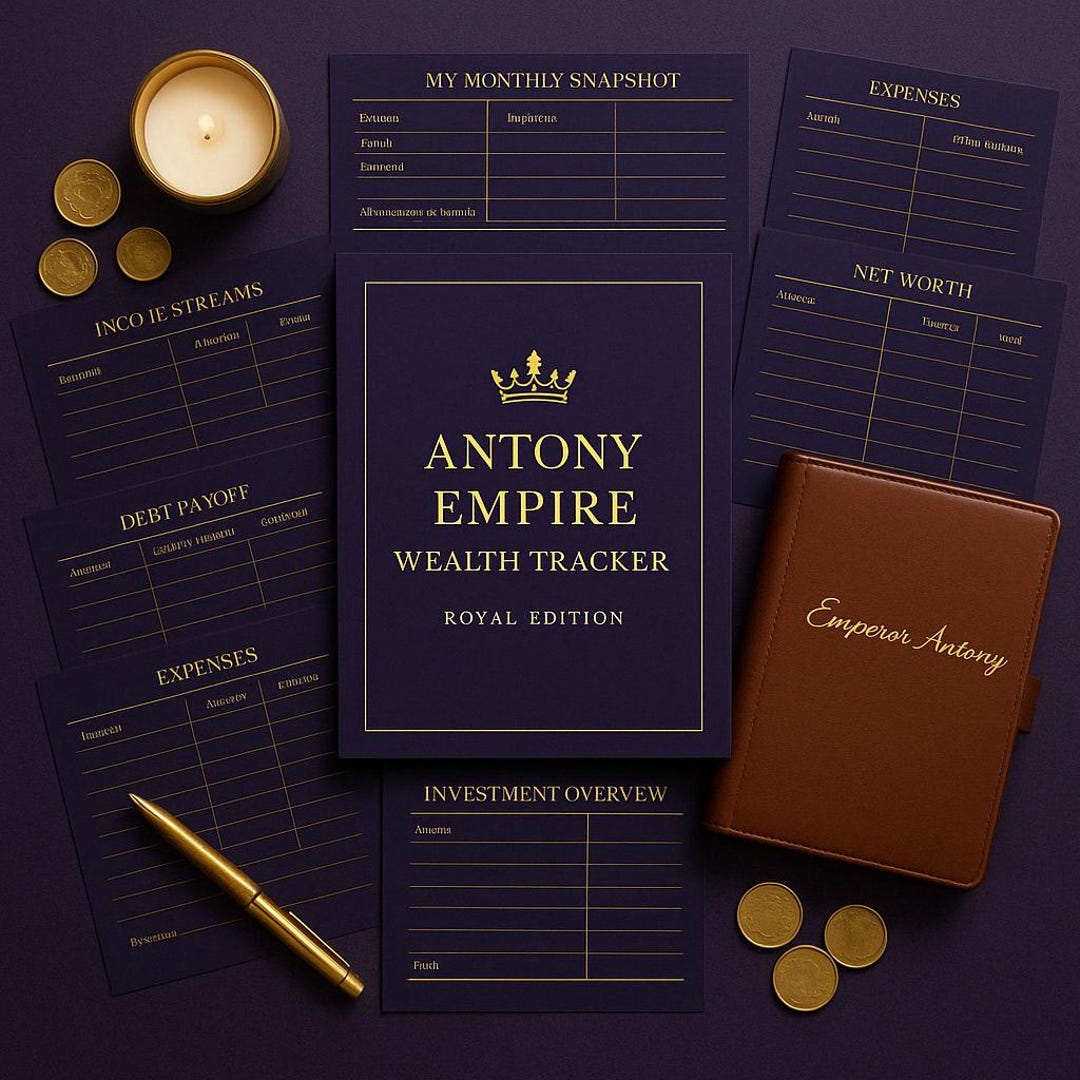 Empire Wealth Tracker – Printable Finance Planner for Budgeting, Debt ...