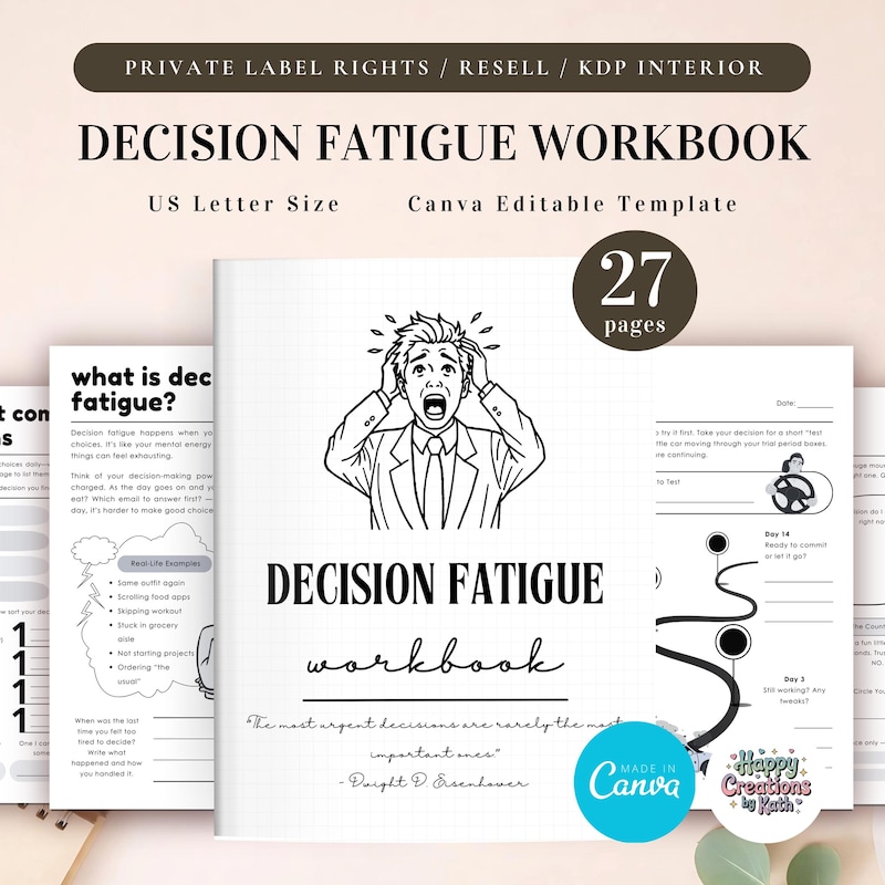 Fatigue Workbook Printable - Etsy UK