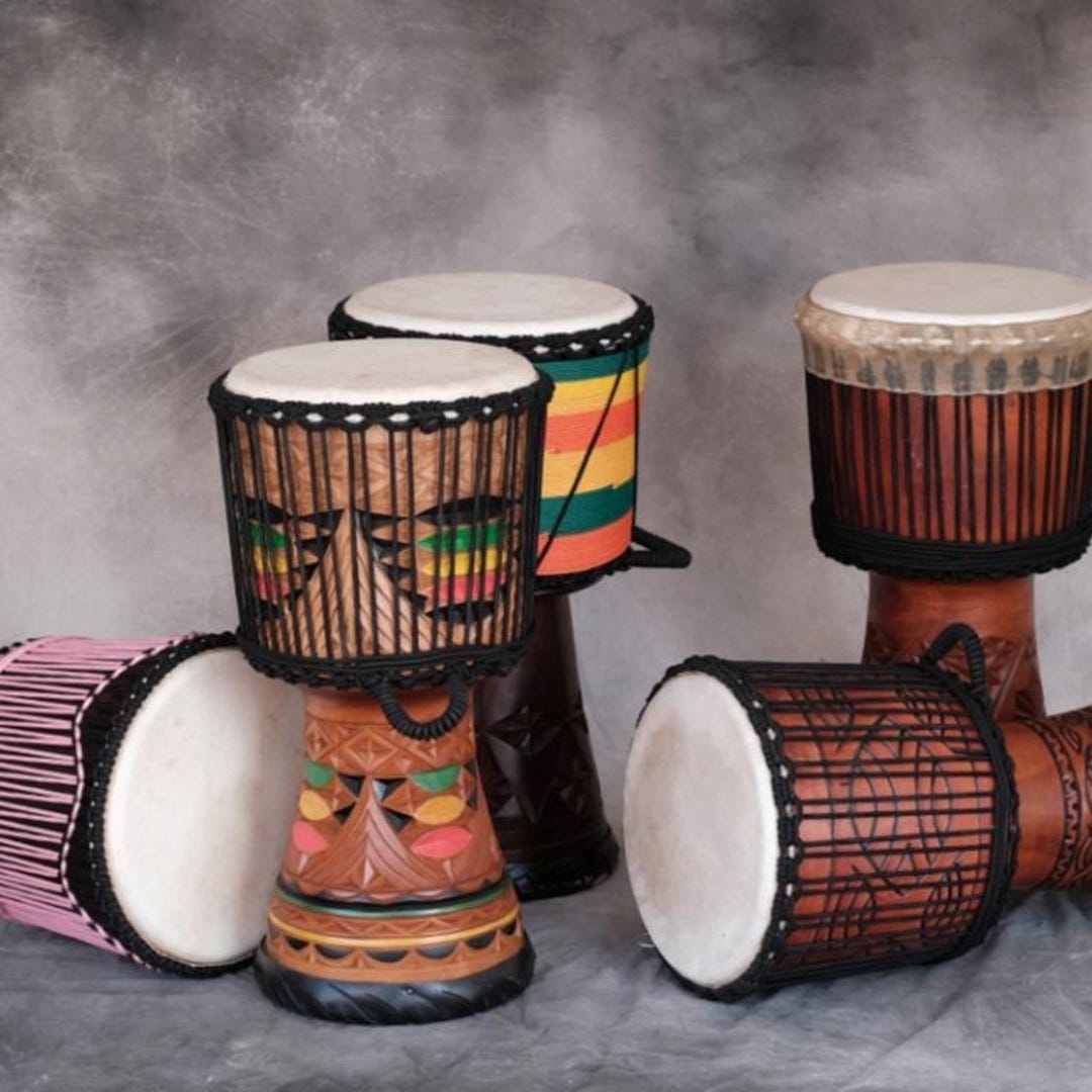 Master 13inch Goatskin Head Djembe Drum – African Hand Drum With ...