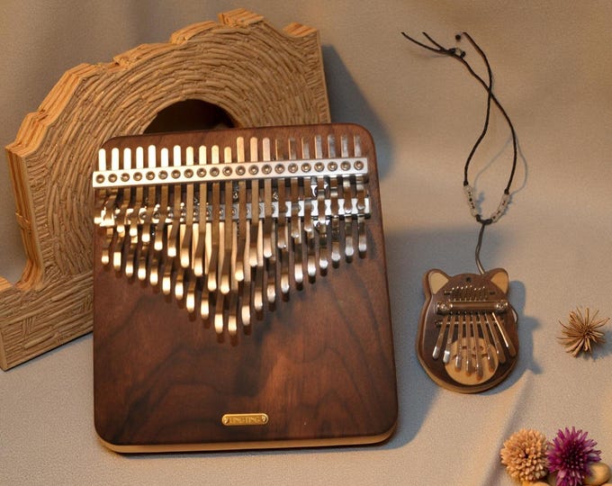 37 Key Shona Njari ELECTRIC Mbira - Triple Sensor Pickup - Finger Piano ...