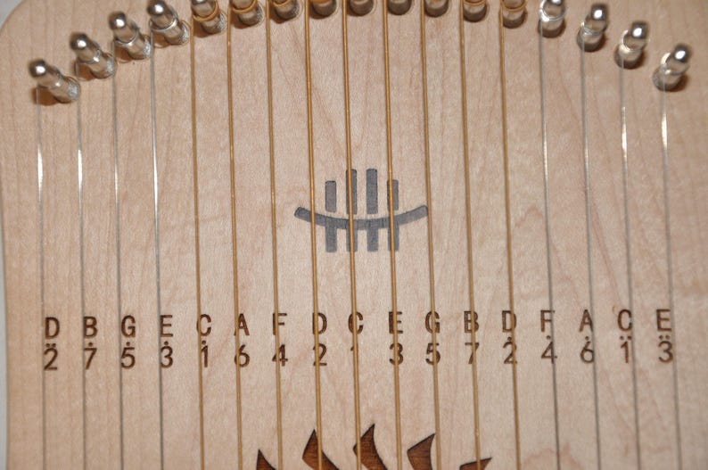 Personalized Hluru Monochord Lyre Harp | 17 String Finger Harp |kalyre ...