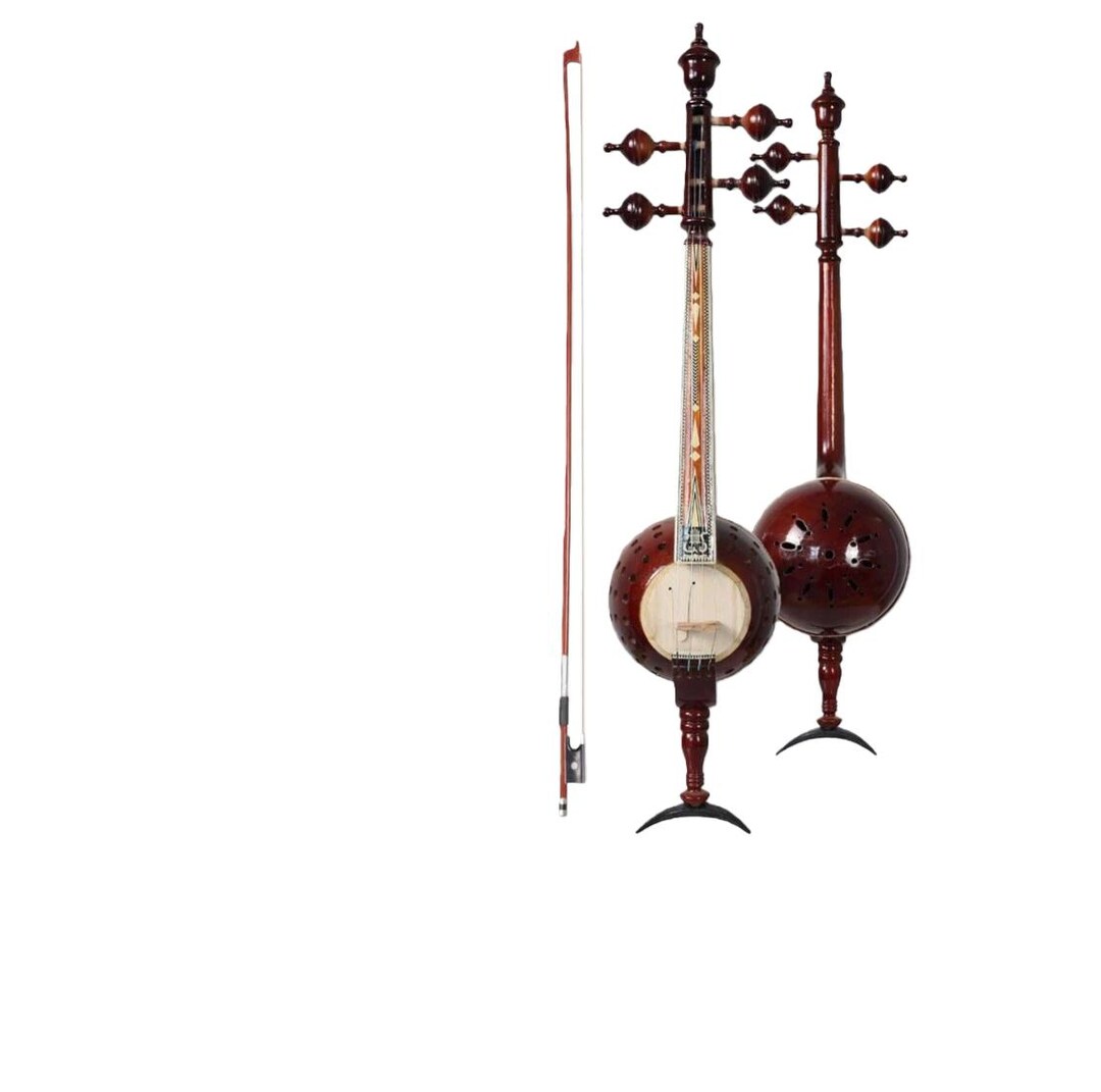 Handmade Uzbek Ghijak Musical Instrument | Traditional Middle Asia 4 ...
