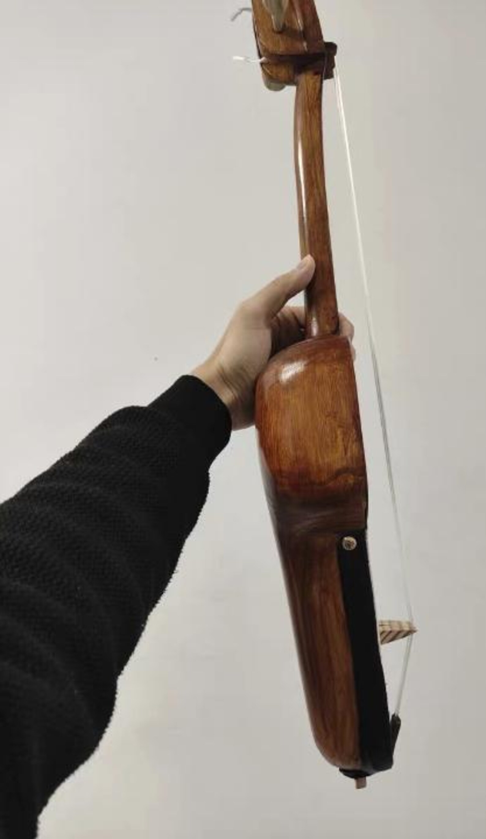Handmade 1M Spruce Kazakh Kobyz | Qobyz Traditional 2 String Folk ...