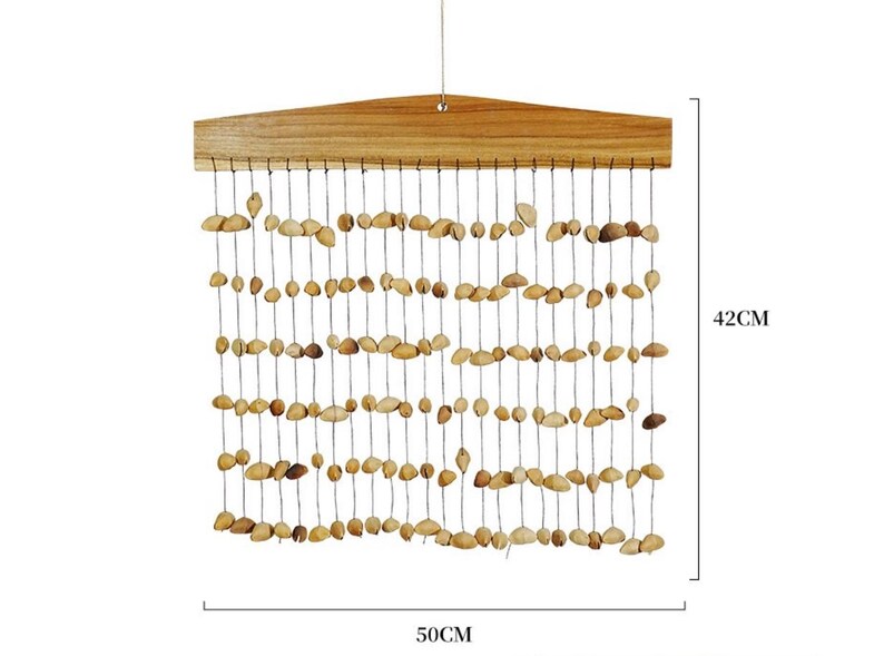 Handmade Natural Kenari Seed Shell Chime for Yoga and Meditation ...