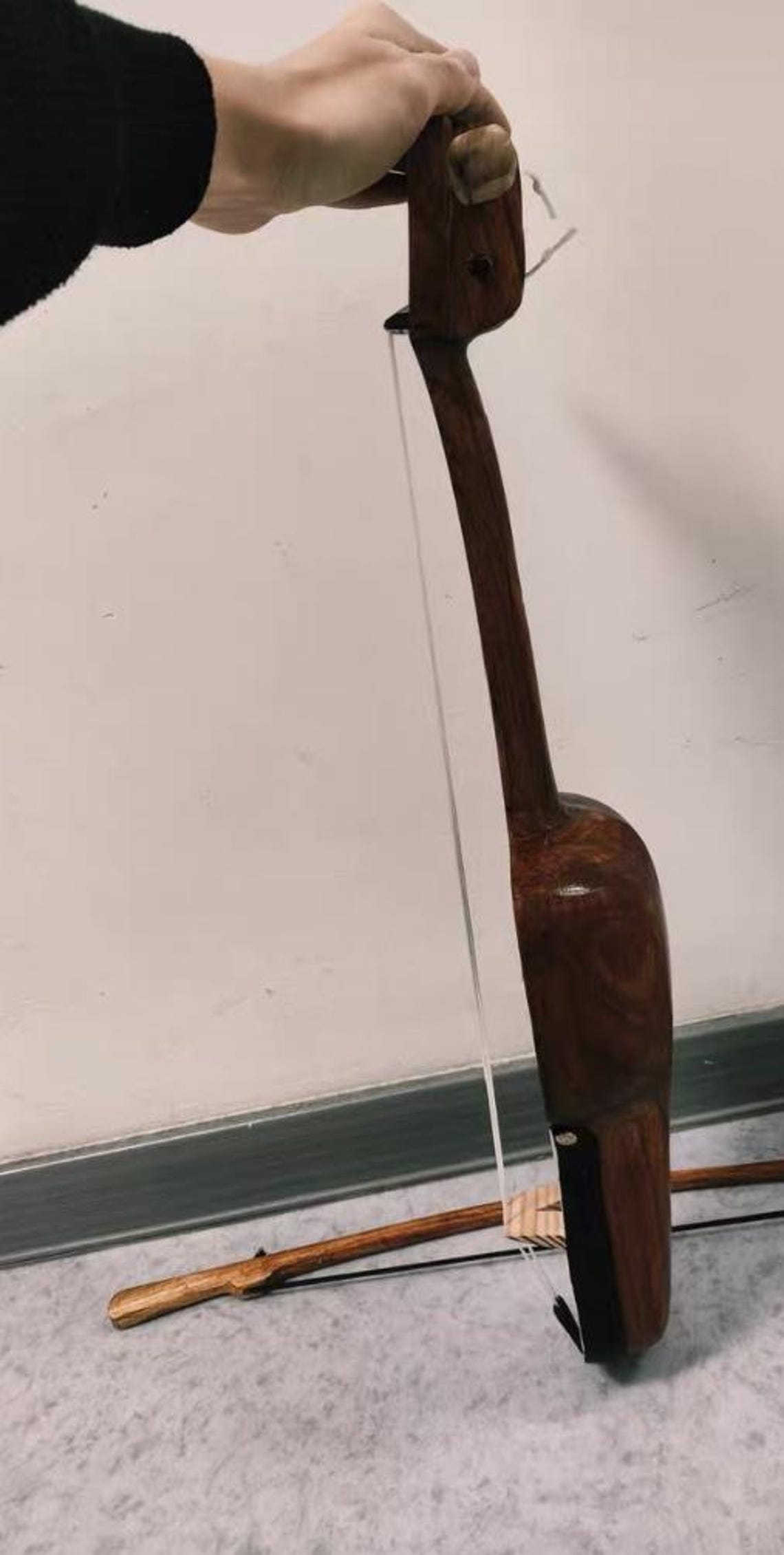 Handmade 1M Spruce Kazakh Kobyz | Qobyz Traditional 2 String Folk ...
