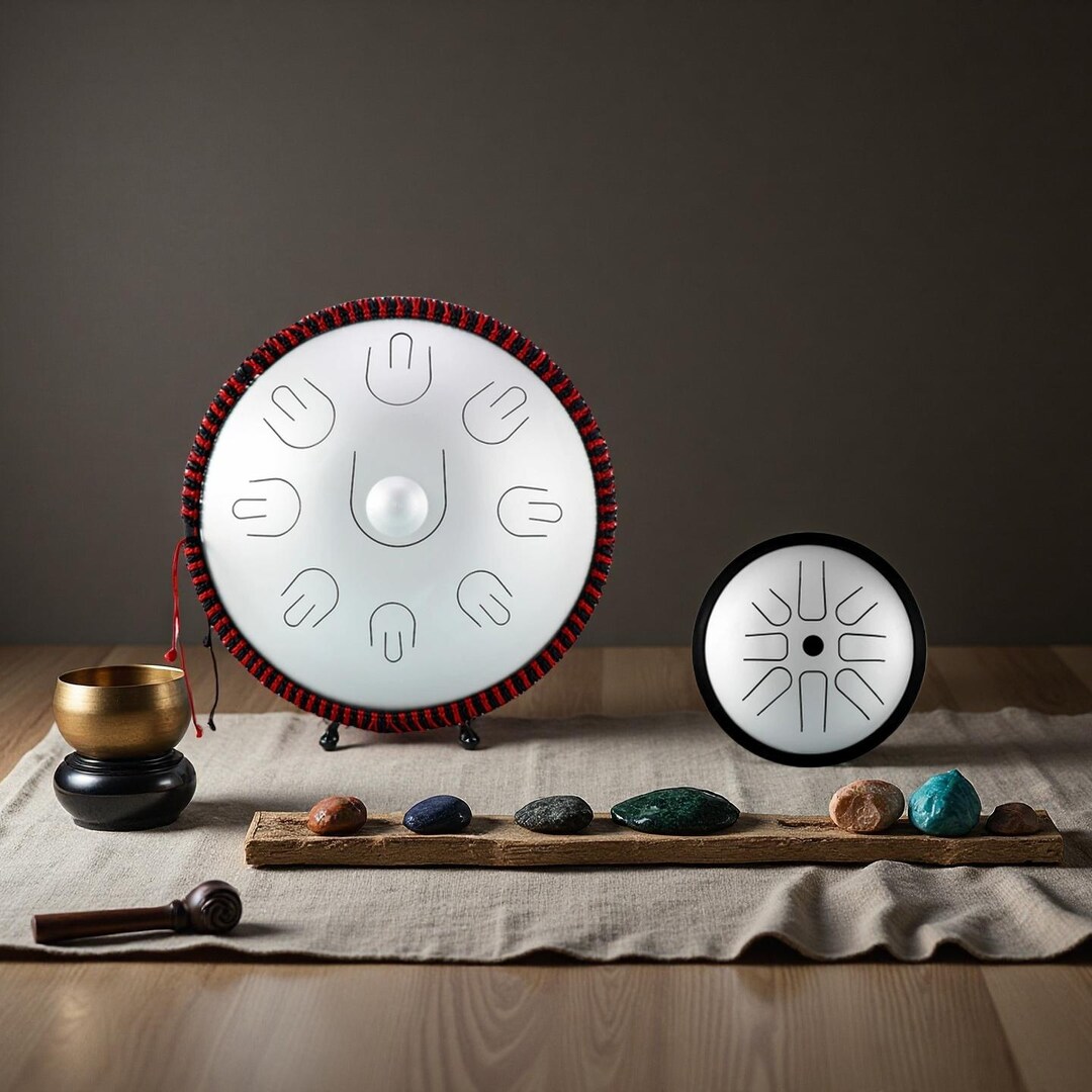 Professional Hluru 9N8N Copper Steeltongue Set Drum|handpan in D Minor ...