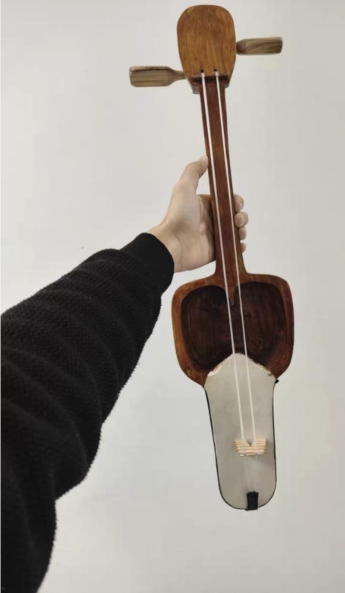 Handmade 1M Spruce Kazakh Kobyz | Qobyz Traditional 2 String Folk ...