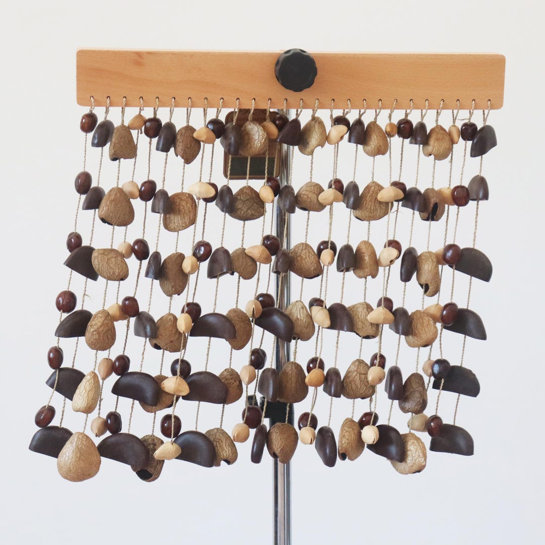 Seed Pod Percussion Curtain: Rainforest Sound Healing Instrument｜4 ...