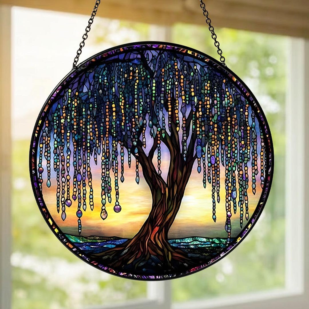 Mardi Gras Stained Glass Suncatcher Personalized – Festival Window ...