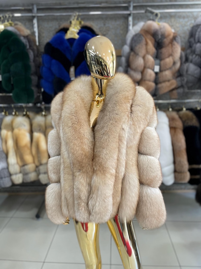 Handmade Sable Fox Fur Coat: Women's Luxury Winter Jacket - Etsy
