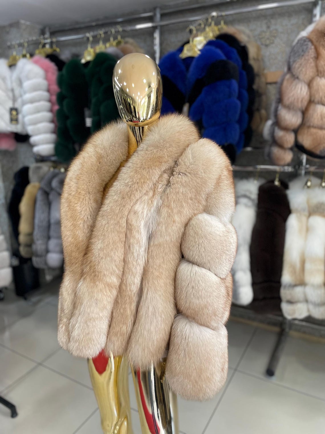 Handmade Sable Fox Fur Coat: Women's Luxury Winter Jacket - Etsy