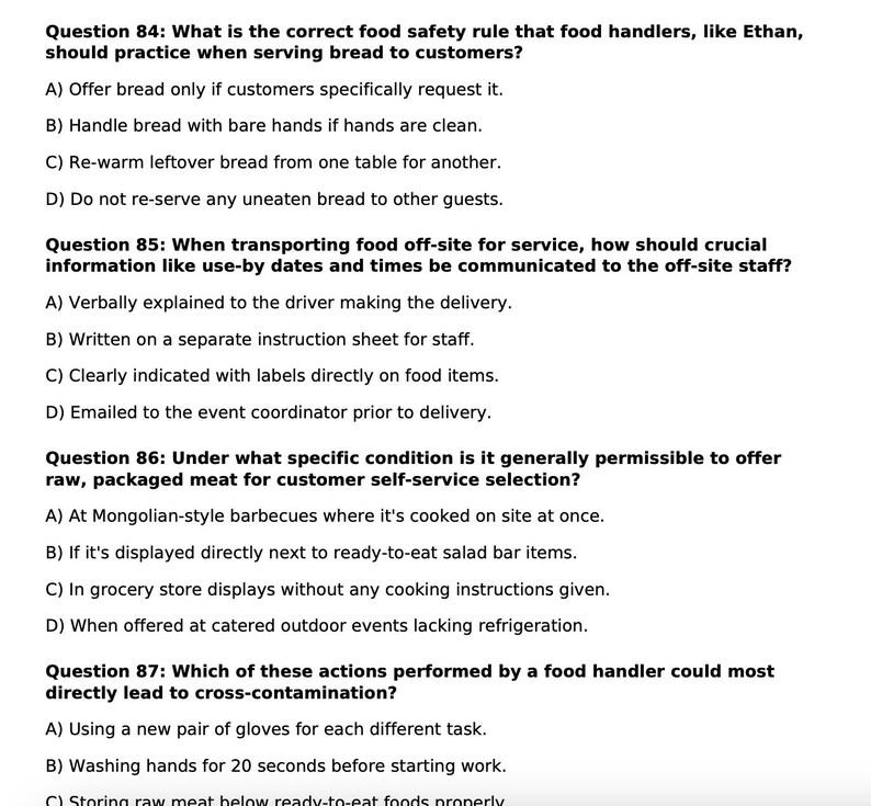 Servsafe Food Protection Manager Exam Test Prep: Study Guide - Practice ...