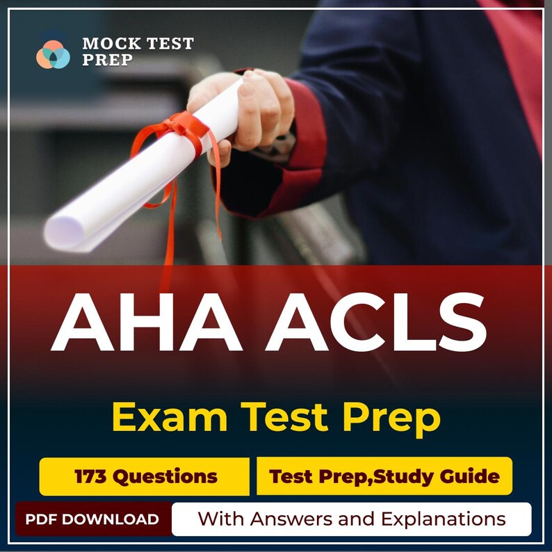 AHA ACLS (advanced Cardiovascular Life Support) Exam Test Prep ...