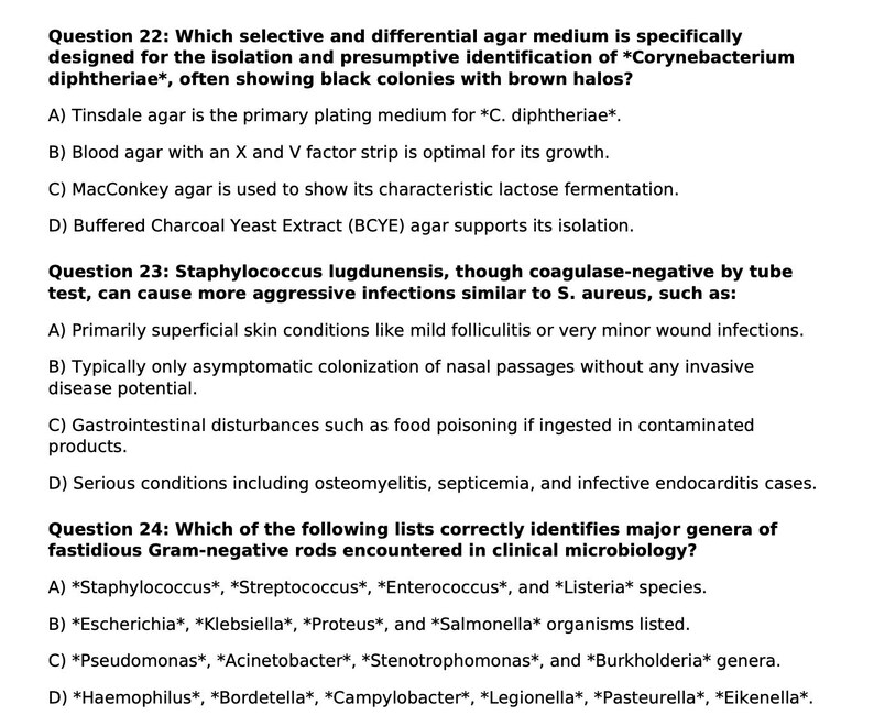 M(ASCP) (microbiology, American Society for Clinical Pathology) Exam ...