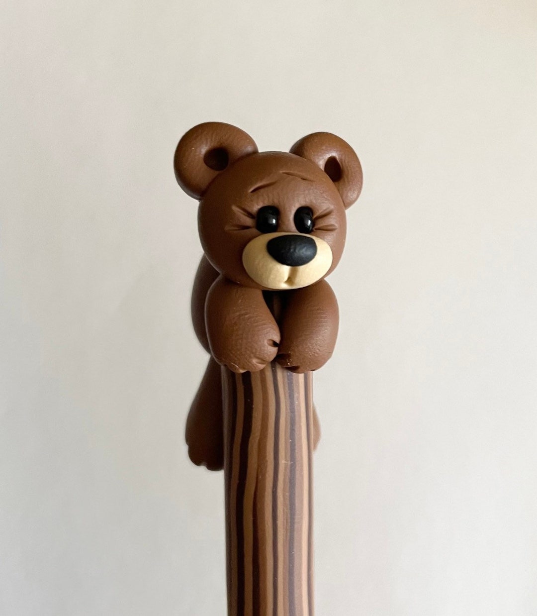 Brown Bear Ballpoint Pen - Etsy