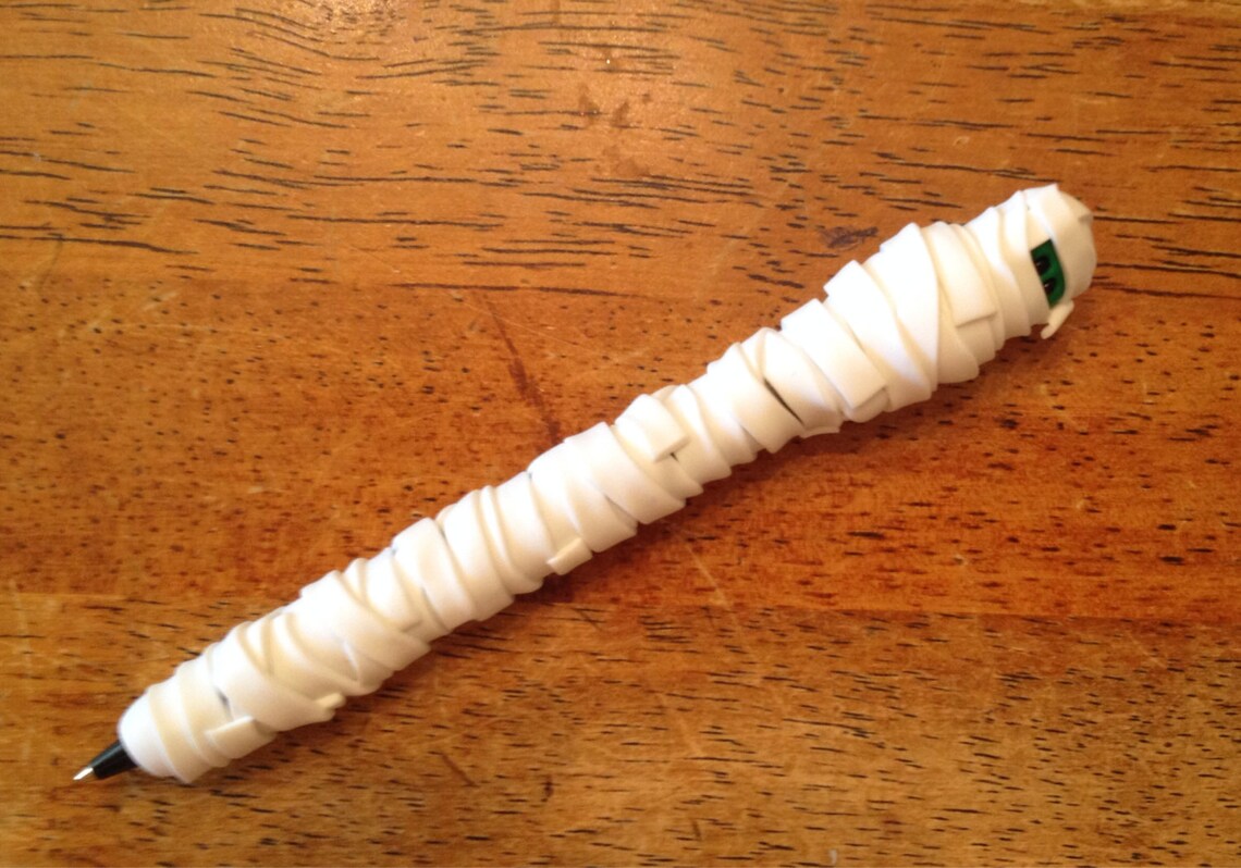 Polymer Clay Mummy Ballpoint Pen | Etsy