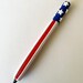 Red White and Blue Ballpoint Pen - Etsy