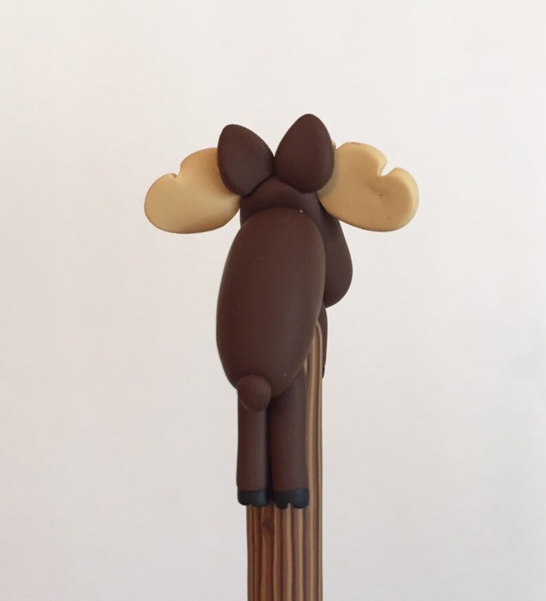 Polymer Clay Moose Ballpoint Pen - Etsy