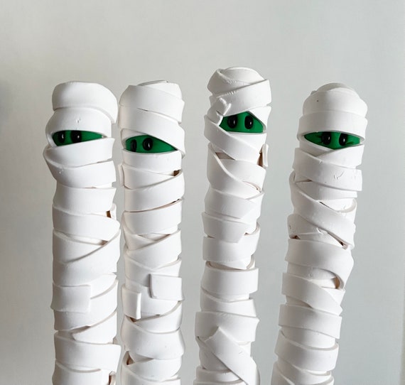 Polymer Clay Mummy Ballpoint Pen | Etsy