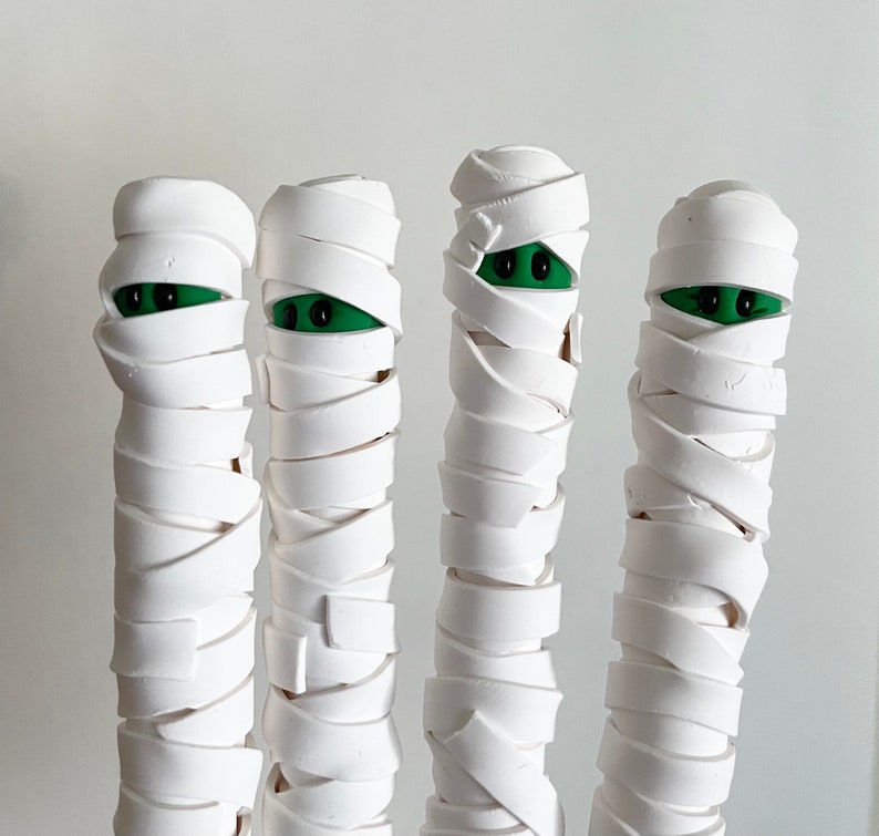 Polymer Clay Mummy Ballpoint Pen - Etsy