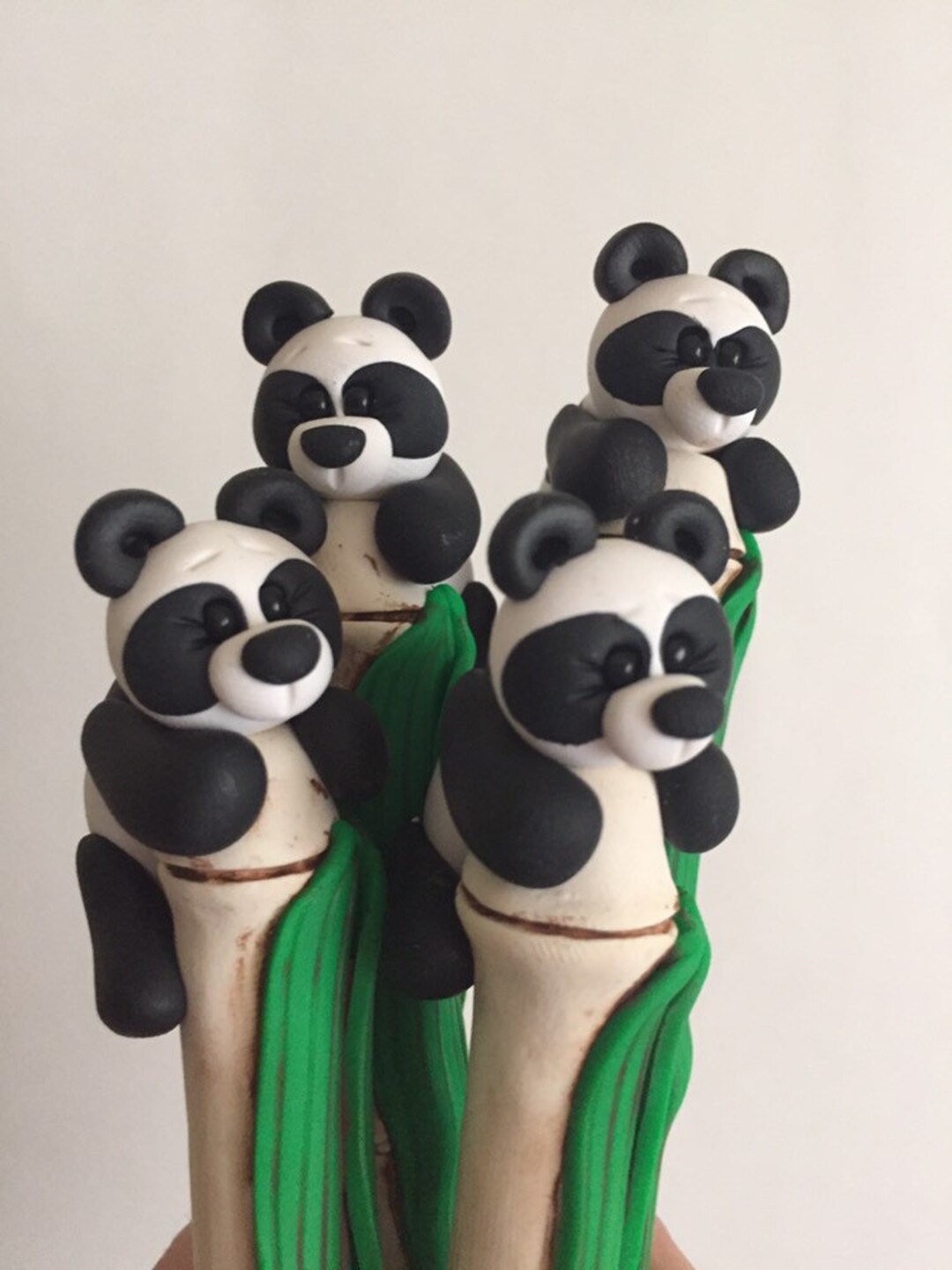 Polymer Clay Panda Ballpoint Pen - Etsy