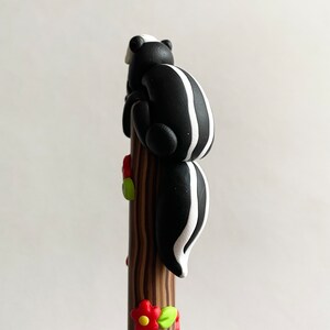 Polymer Clay Skunk Ballpoint Pen - Etsy