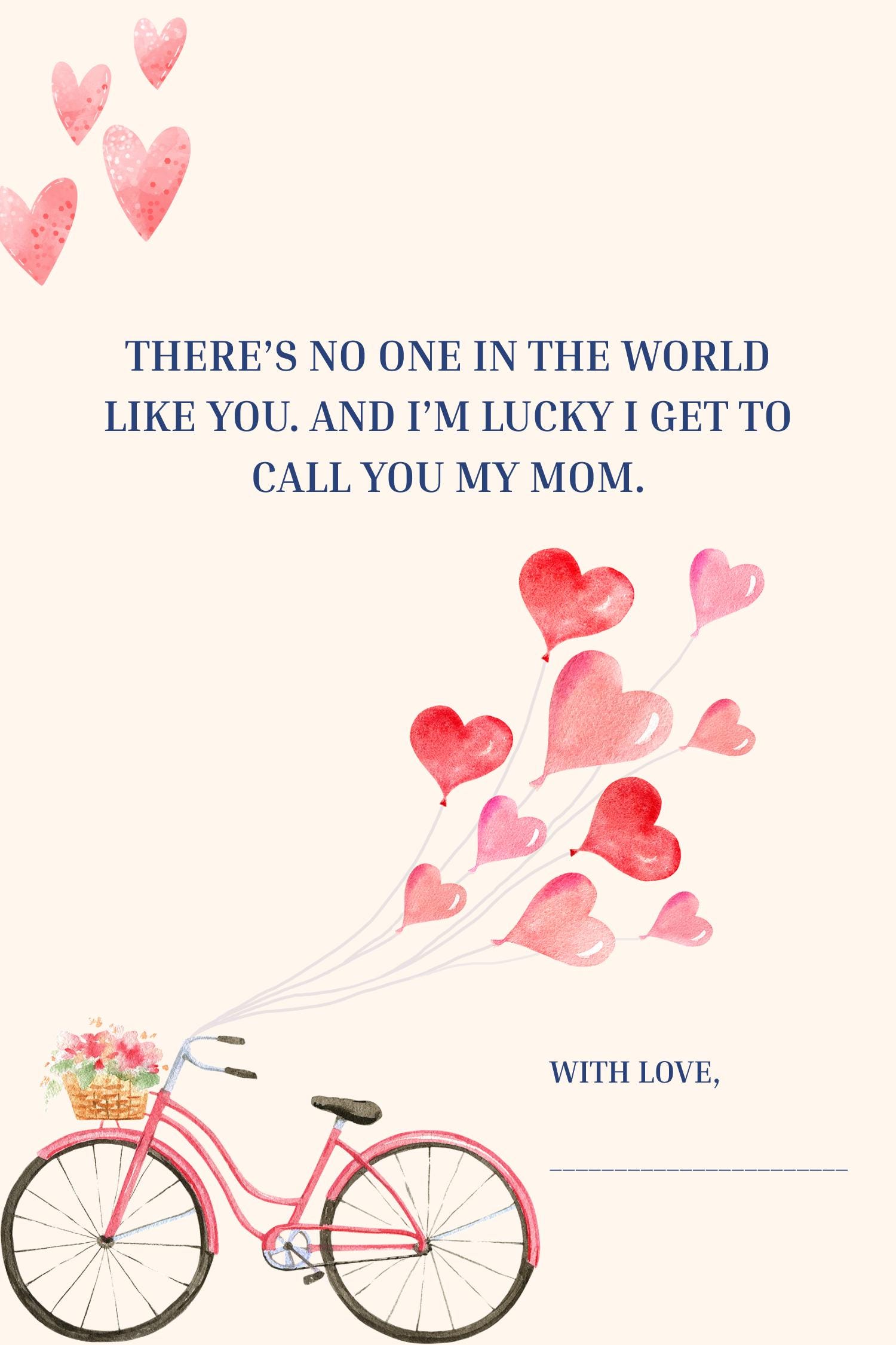 Mother’s Day Printable Book for Kids Fillable With Love - Etsy