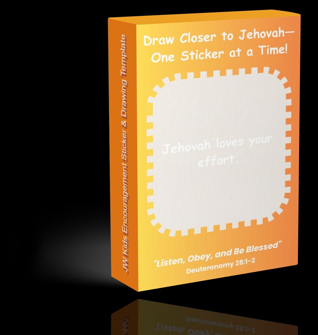 JW Kids Encouragement Sticker & Drawing Template – Printable Binder ...