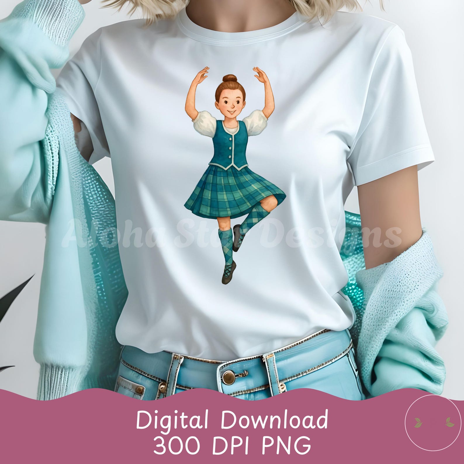 Highland Dance Clipart: 10 Scottish Dancers (PNG Digital Download) - Etsy