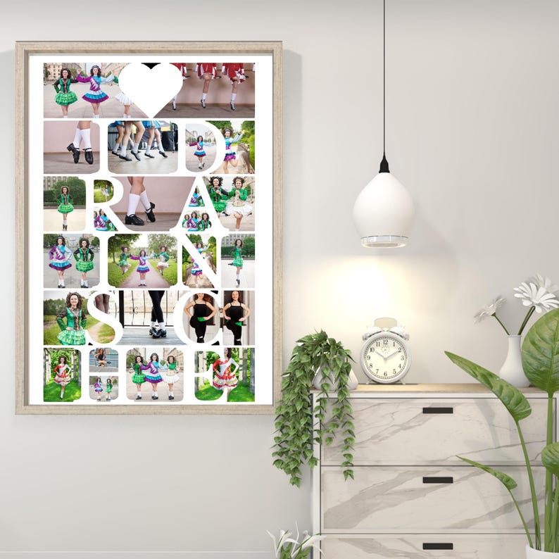 Irish Dance Photo Collage Canva Template – Personalized Dancer Gift ...