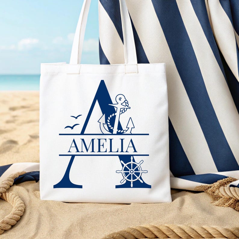 Maritime Monogram Alphabet PNG, Personalized Nautical Letter Art for ...