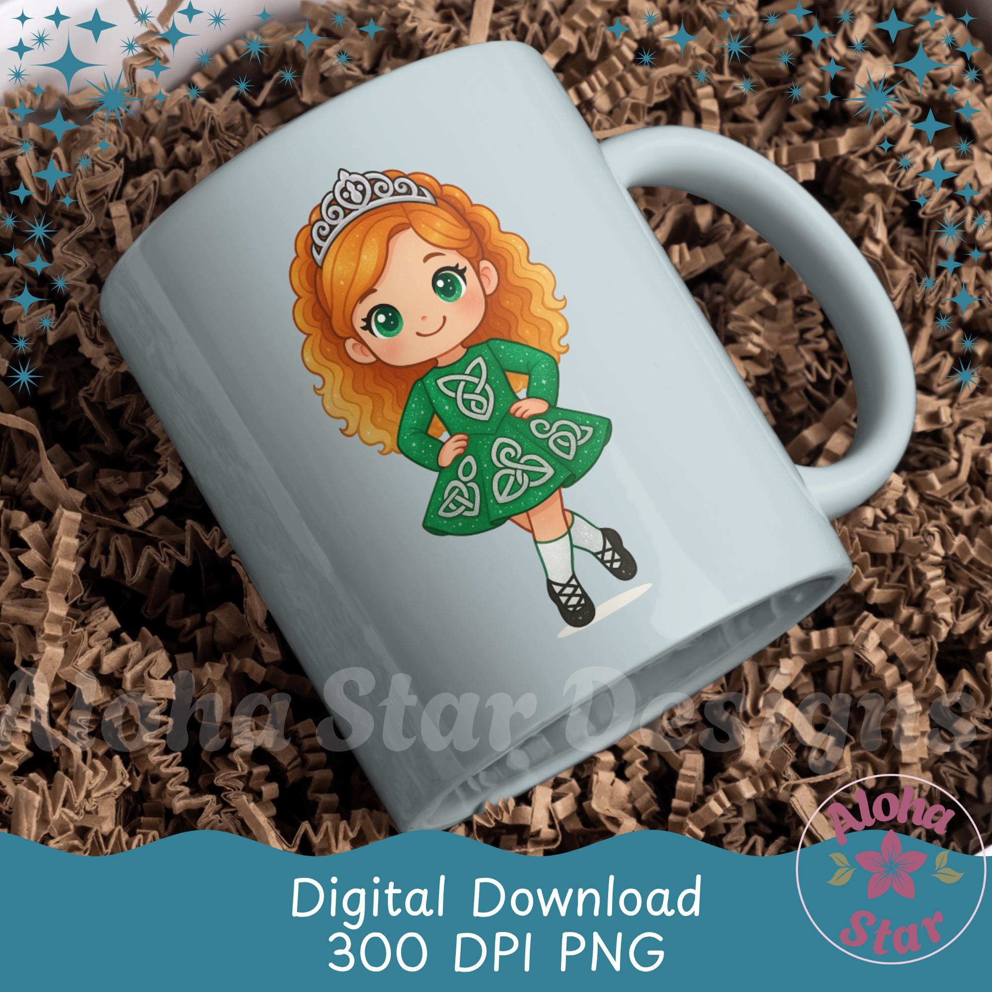 Chibi Irish Dancer Clipart Set, PNG (digital Download) - Etsy