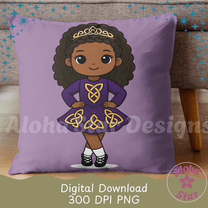 Chibi Irish Dancer Clipart Set, PNG (digital Download) - Etsy