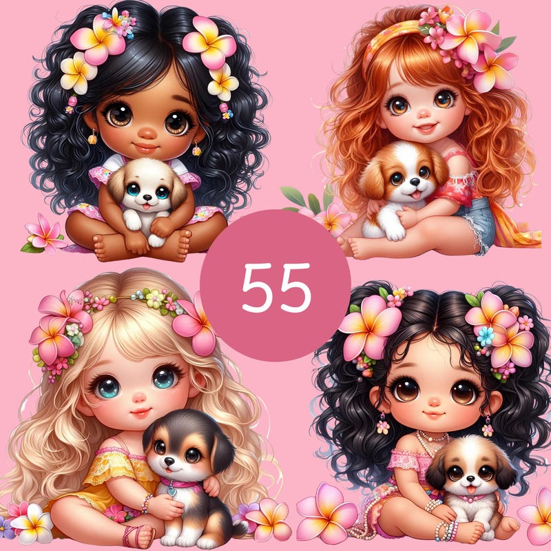 Chibi Flowers - Etsy