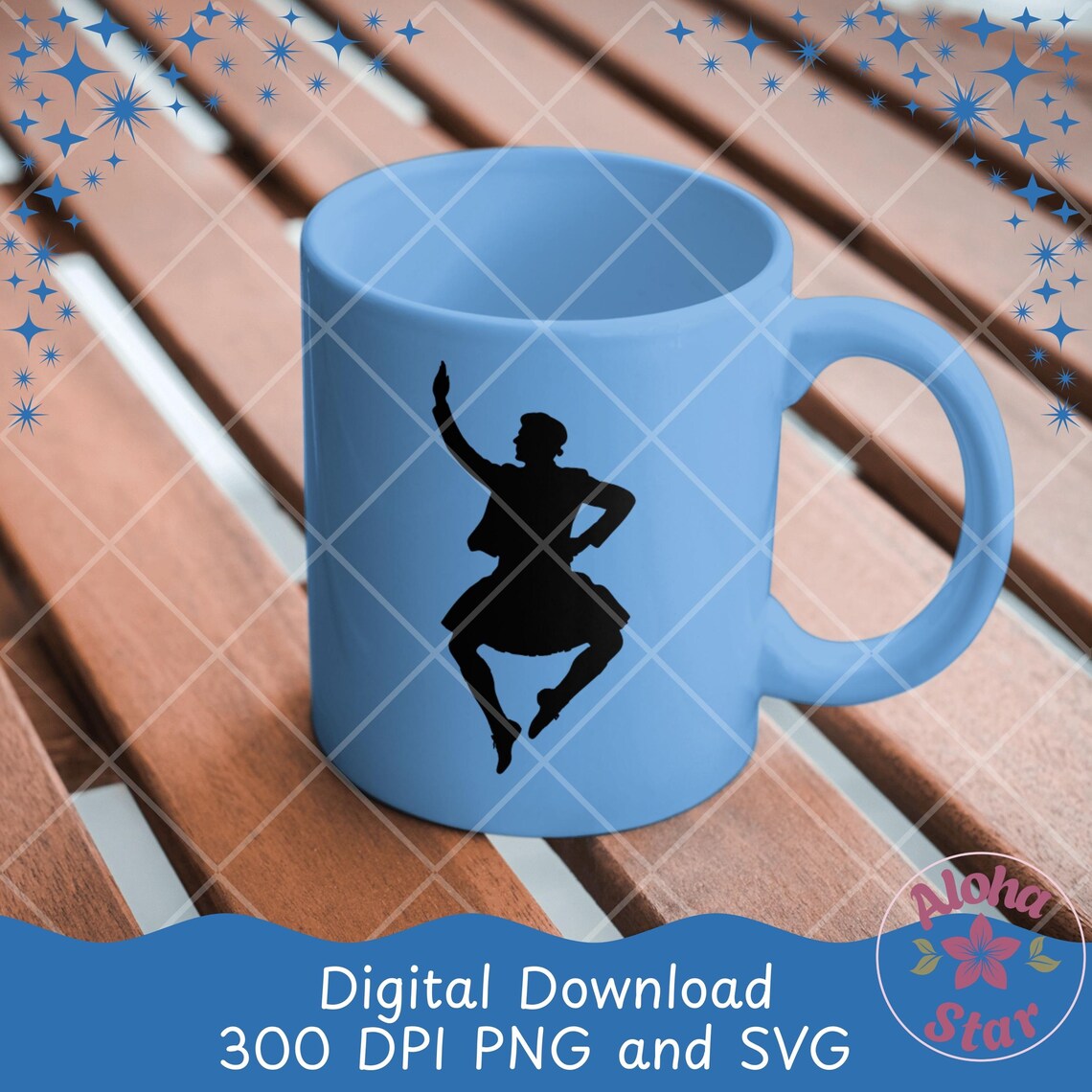 Highland Dance Silhouette Clipart, Scottish Dancers, Bagpiper (PNG SVG ...