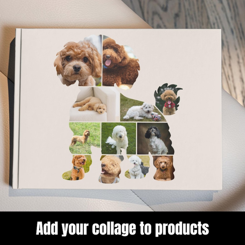 Cavoodle Photo Collage Template: Custom Pet Memorial Gift (canva ...